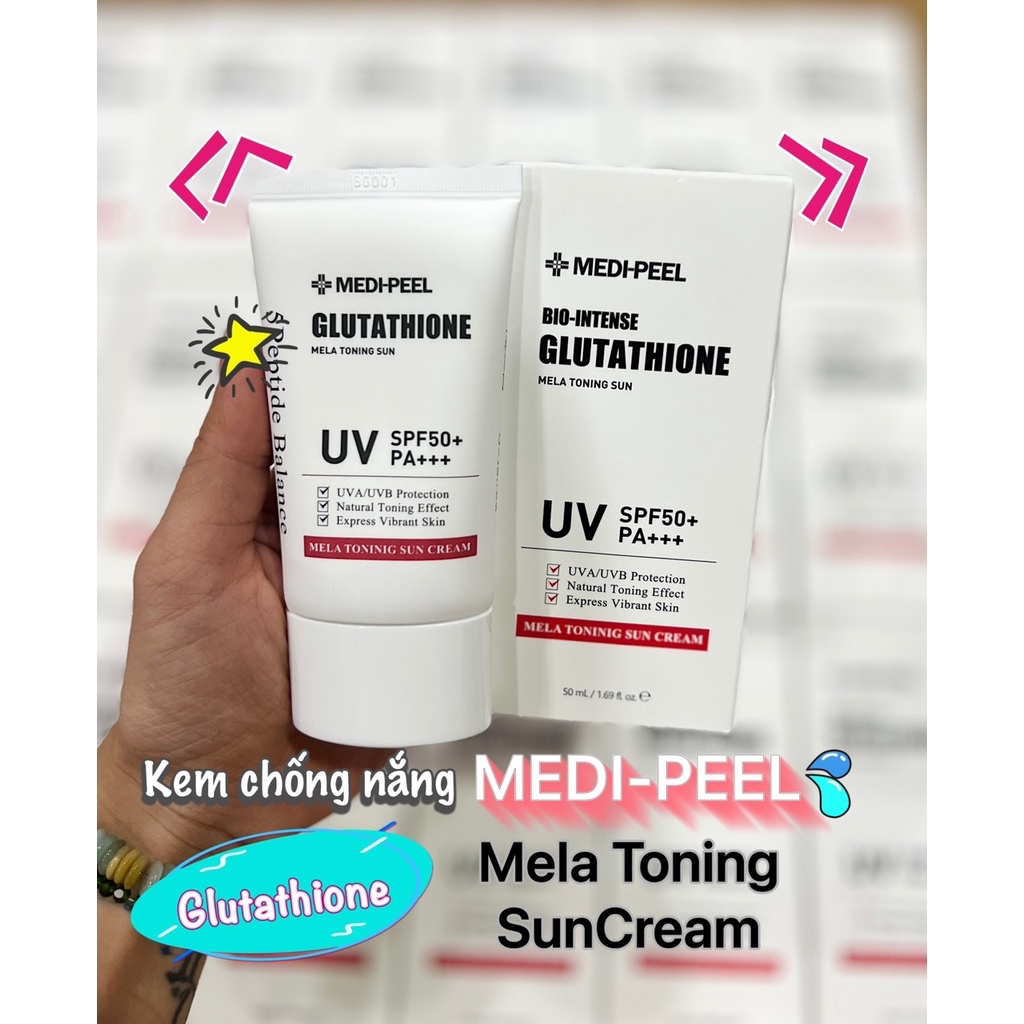 Medi Peel Glutathione Tone Lifting Biological Sunscreen | Shopee Singapore