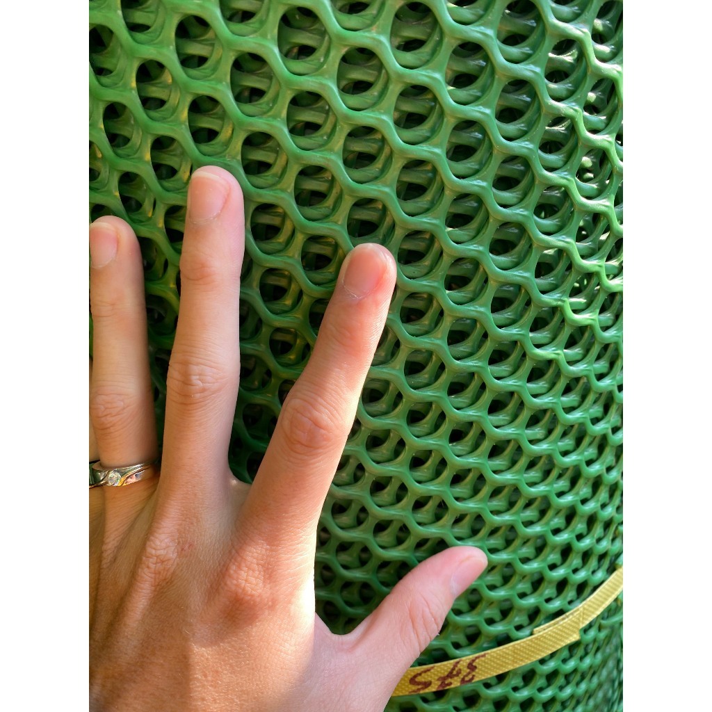1cm Hole Plastic Mesh - many colors and thickness - 60cm high | Shopee ...