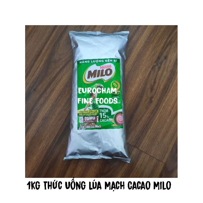 1kg Milo Nestlé Cocoa Nutritional Supplement Barley Drink | Shopee ...
