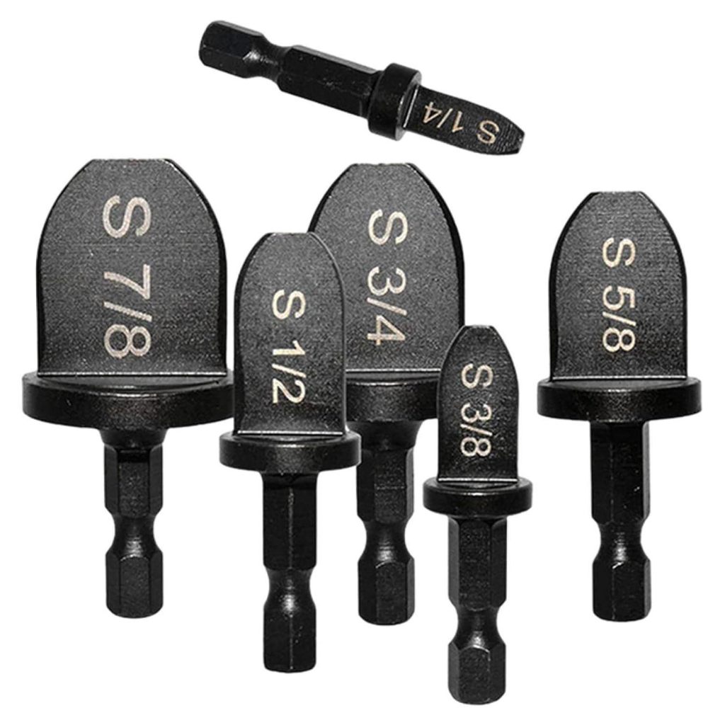 Set of 6 copper pipe expanders for installing specialized refrigeration ...