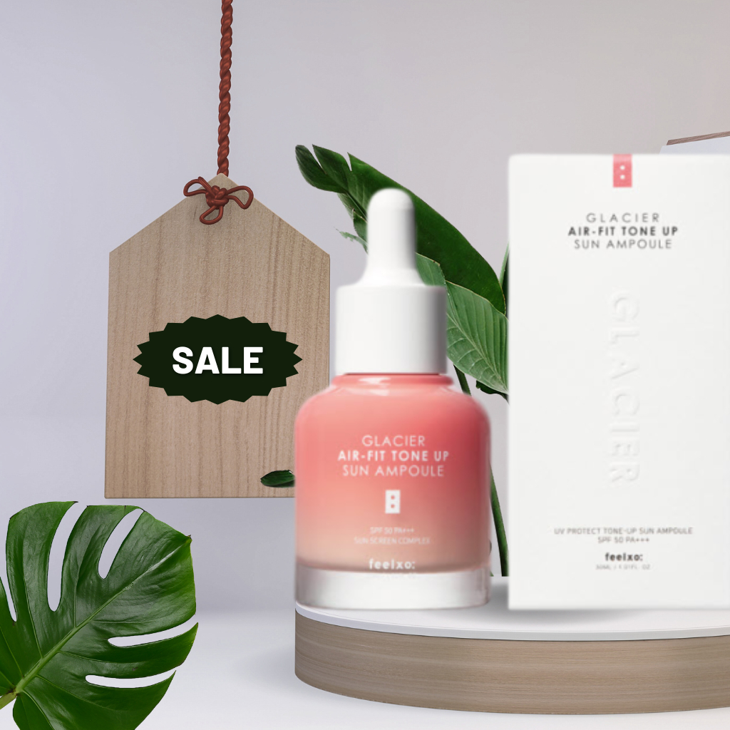 Feelxo Glacier Air- Fit Tone Up Sun Ampoule SPF50 + / PA ...