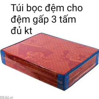 Plastic mattress storage bag for 3-panel folding mattress 3 fold ...