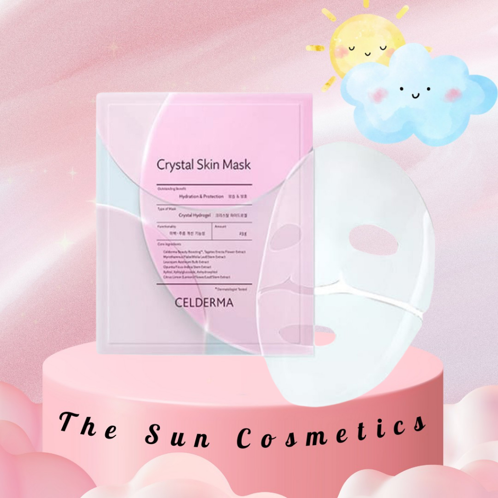 Celderma Crystal Korean Jelly Brightening Mask - Full Box | Shopee ...