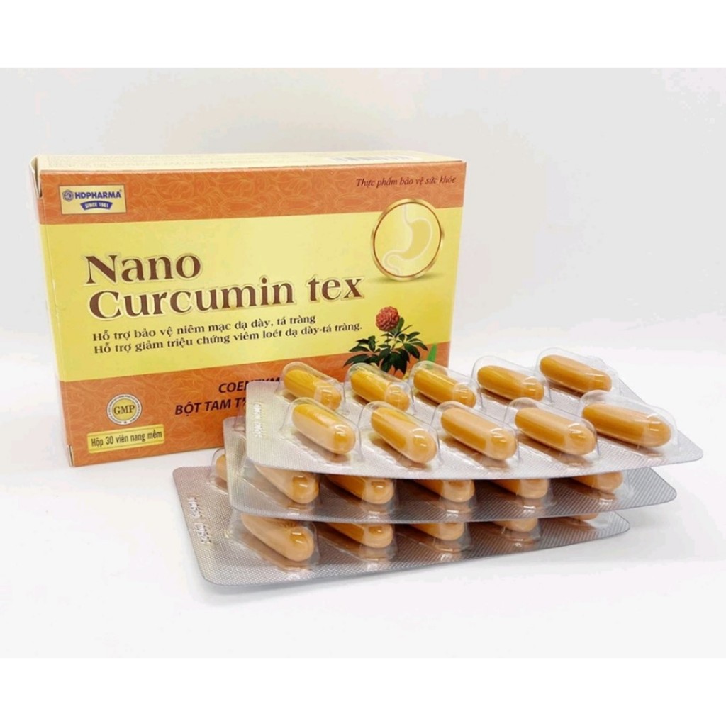 Nano Curcumin Tex for duodenal ulcers, people with stomach and duodenal pain, gastroesophageal ...
