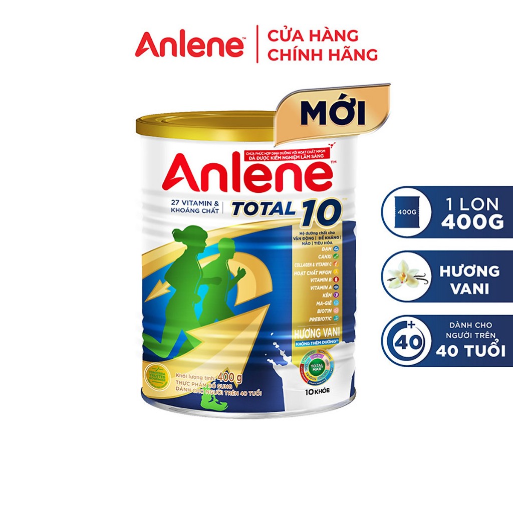 Anlene Total 10 milk powder 800g vanilla flavor | Shopee Singapore