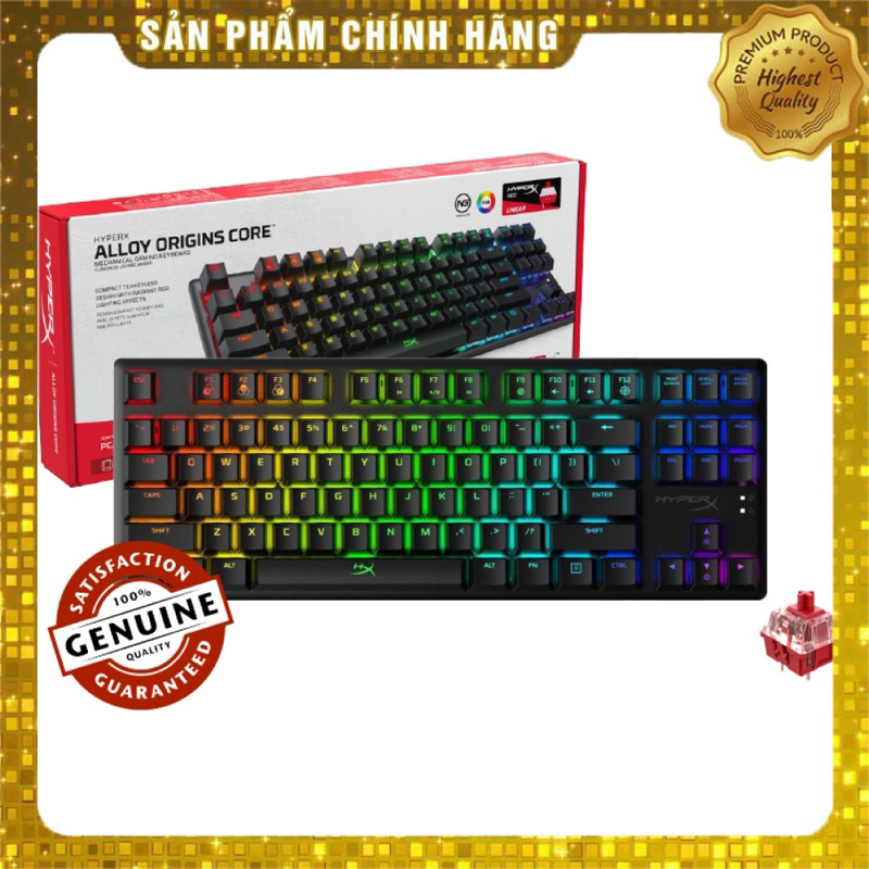 Kingston HyperX Alloy Origins Core TKL RGB Genuine SPC mechanical ...
