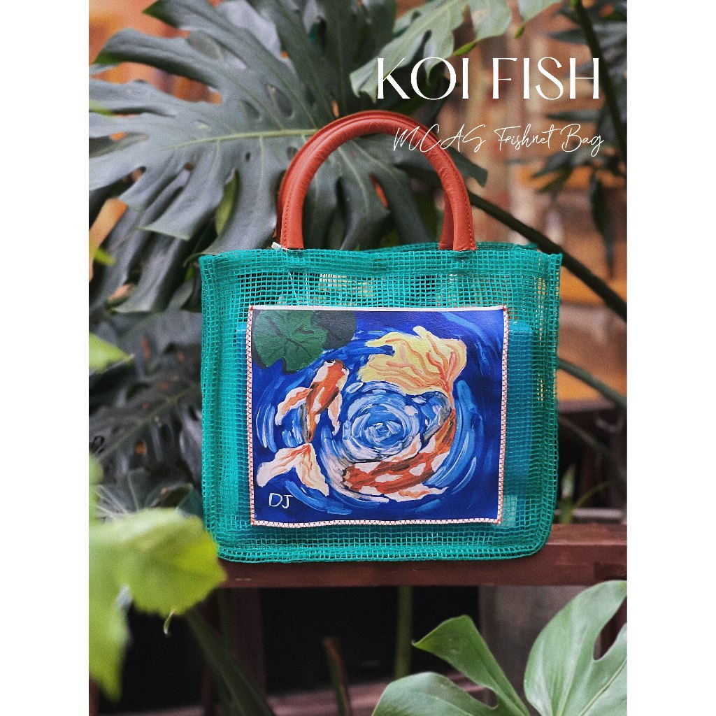 Koi Fish mesh bag - MCAS - Dorjee's paintings (All MCAS products use ...