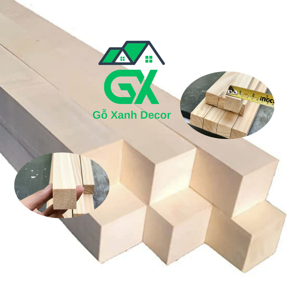 Square Pallet Pine Wood Bar 3x3 1m Long, Sawn Pine Wood Square Bar ...