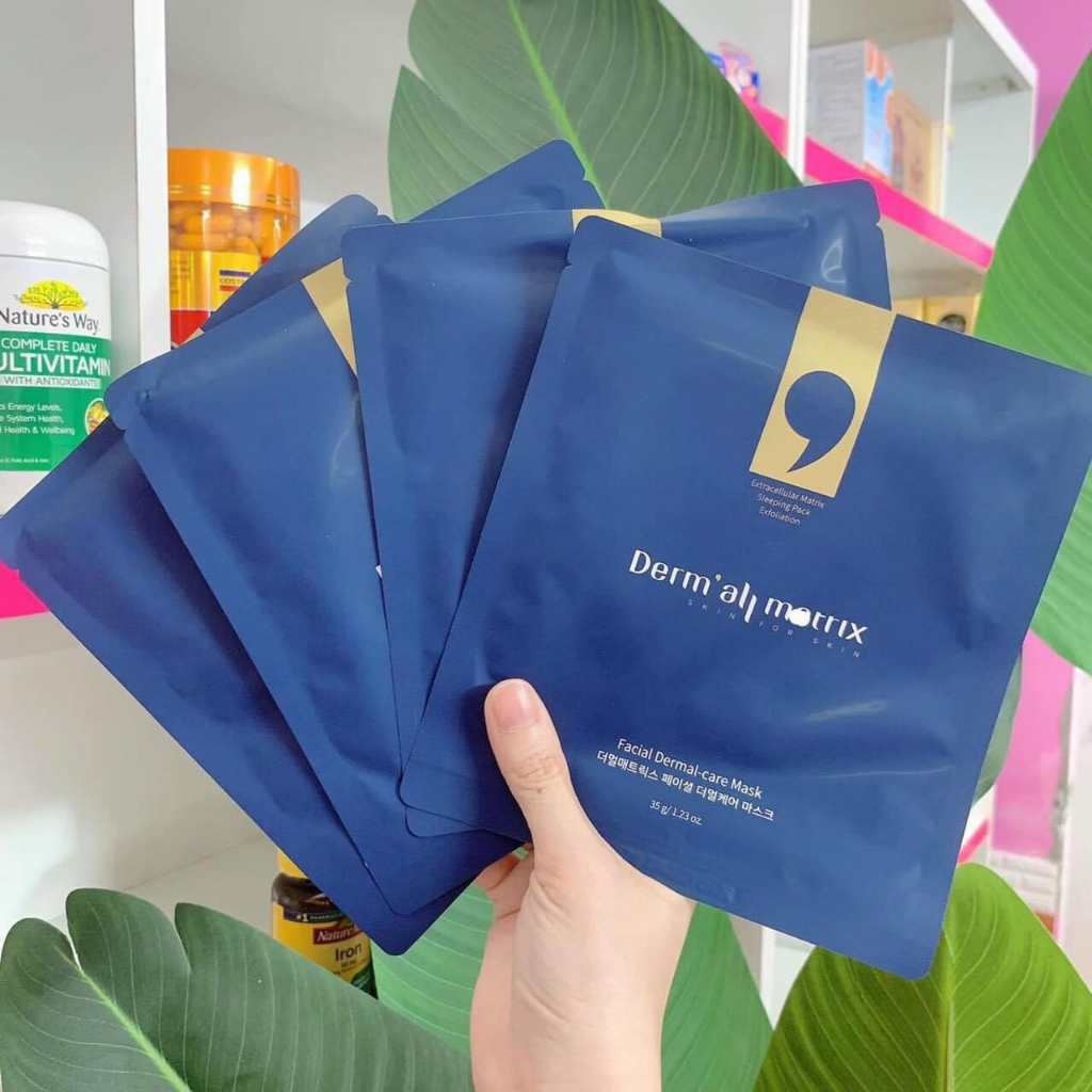 DERM'ALL MATRIX Facial Derma Mask Anti-Aging Collagen Lifting Jelly ...