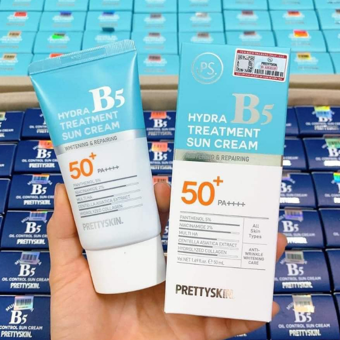 Sunscreen B5 PRETTY SKIN HYDRA TREATMENT B5 SUN CREAM SPF 50 + / PA ...