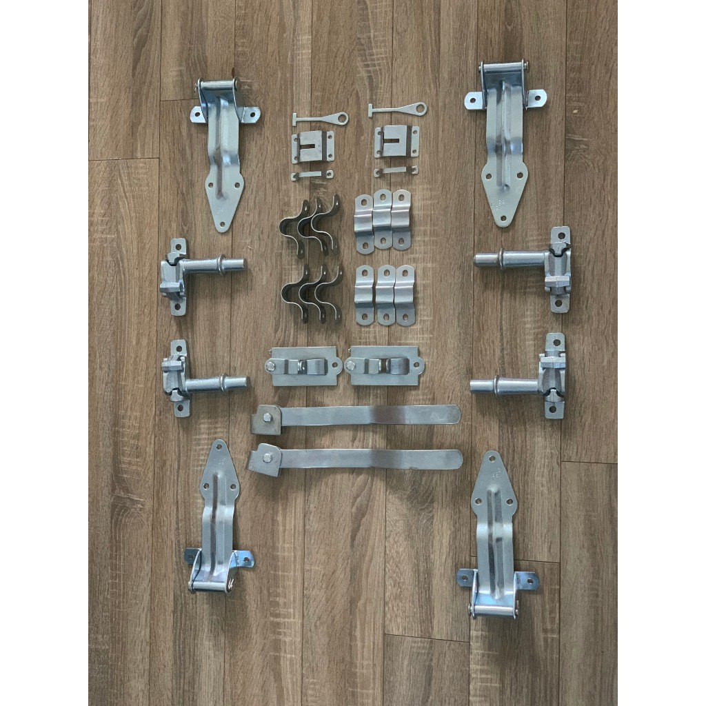 Combo truck trunk door lock set (hinger + lock handle set + T-shaped ...