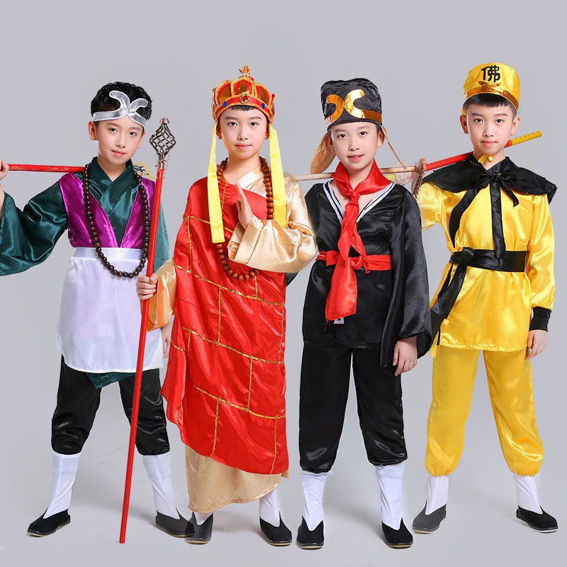 SA Costumes of 4 teachers and students of Tang Monk, Sun Wukong, Pigsy ...