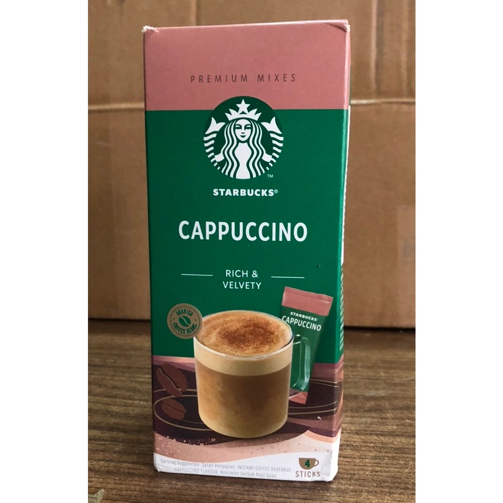 Starbucks Cappuccino coffee (box of 4 packs x 22g) | Shopee Singapore