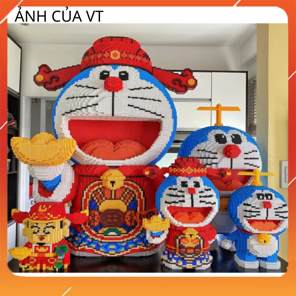 [ Free HAMMER + GLUE ] Super large 91cm Doraemon Model Assembly Toy ...