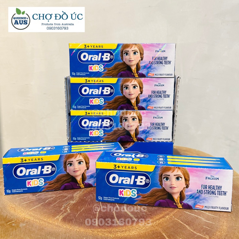 Oral-b Kids Elsa Frozen toothpaste for children from 3 years old 92g box - imported from ...