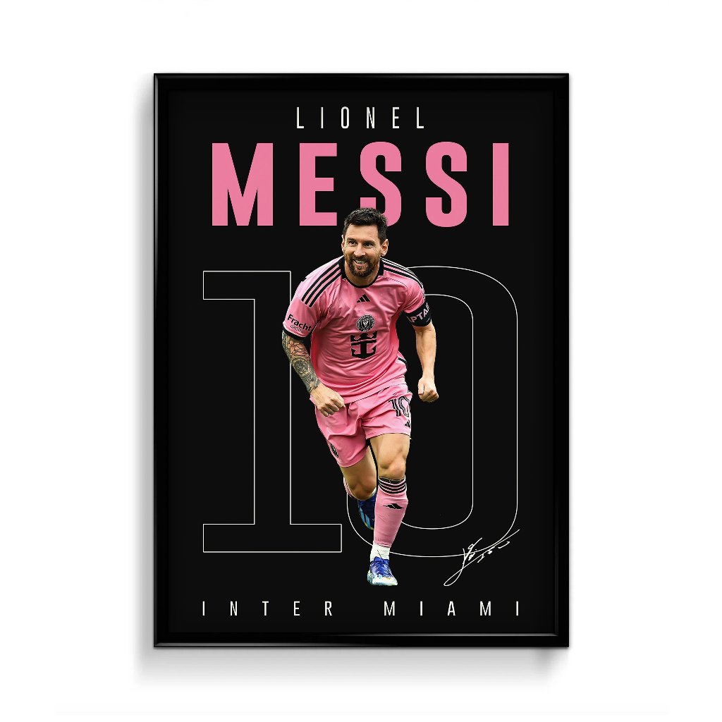 Photo Football | Lionel Messi Poster Wall Painting | Poster Decor ...