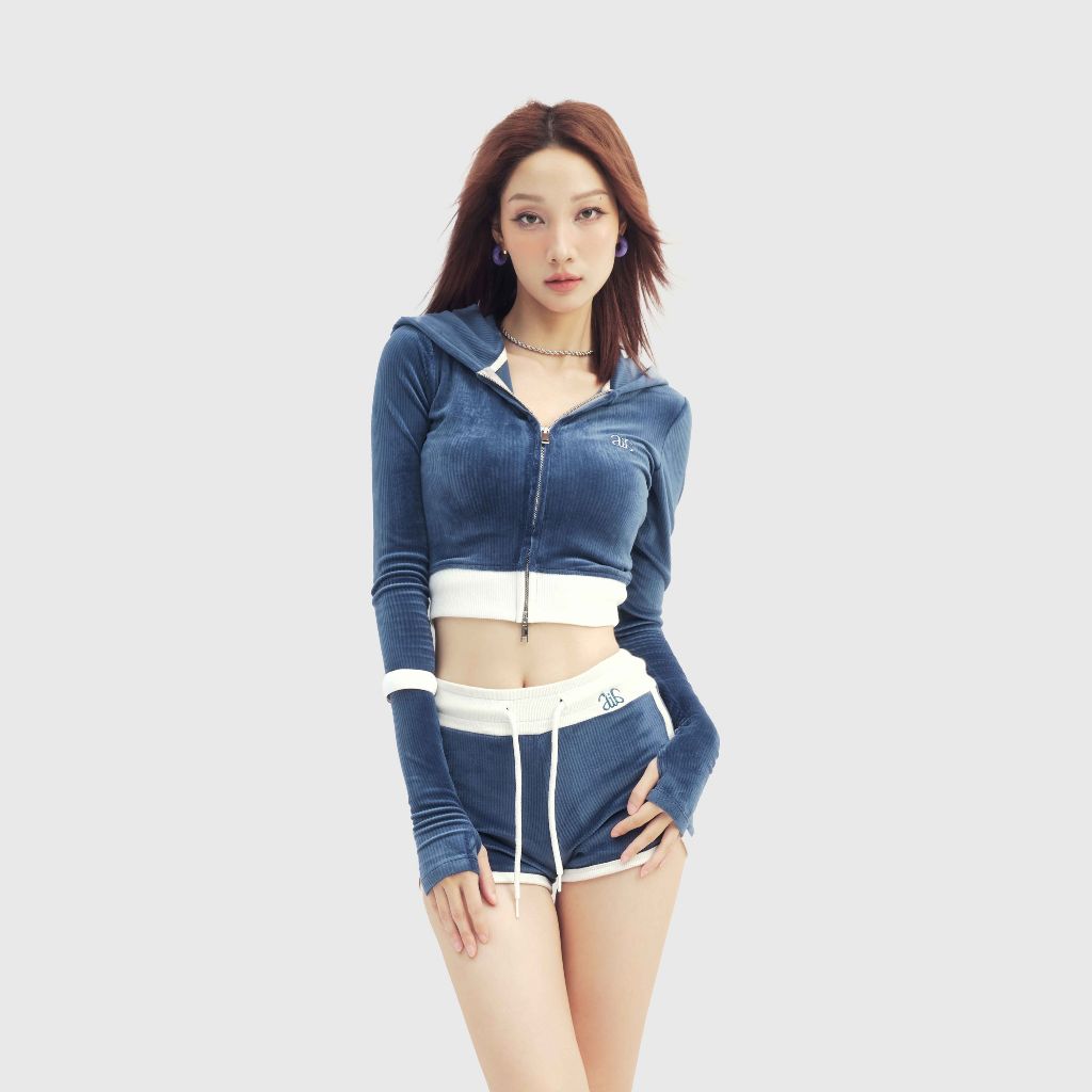 Aiai OFFICIAL AIWAMO Sporty Jacket cropped form Jacket | Shopee Singapore