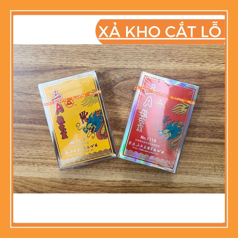 Standard AAA Golden + Red Dragon Western Tu Lo Kho Card Deck | Shopee ...