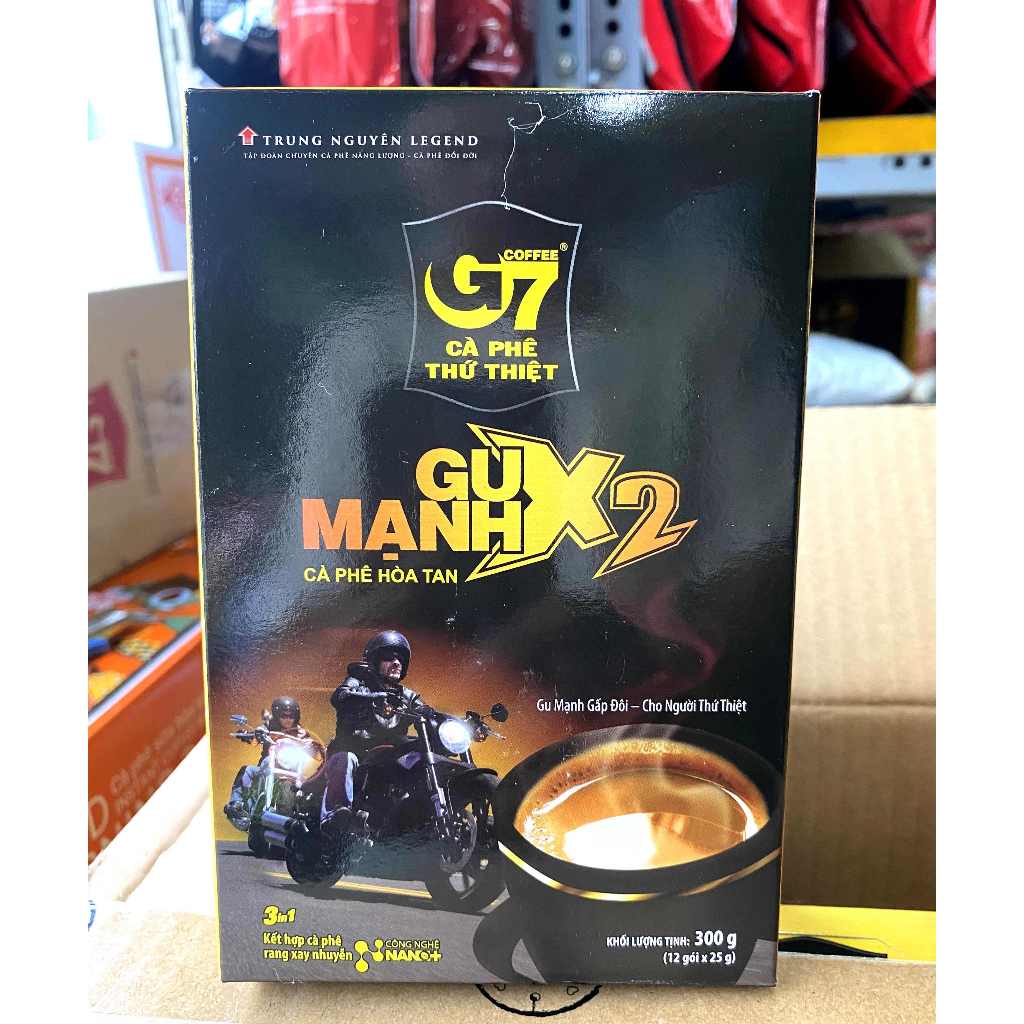 G7 Gu Manh X2 Instant Coffee - Box of 300g (12 packs x 25g) | Shopee ...