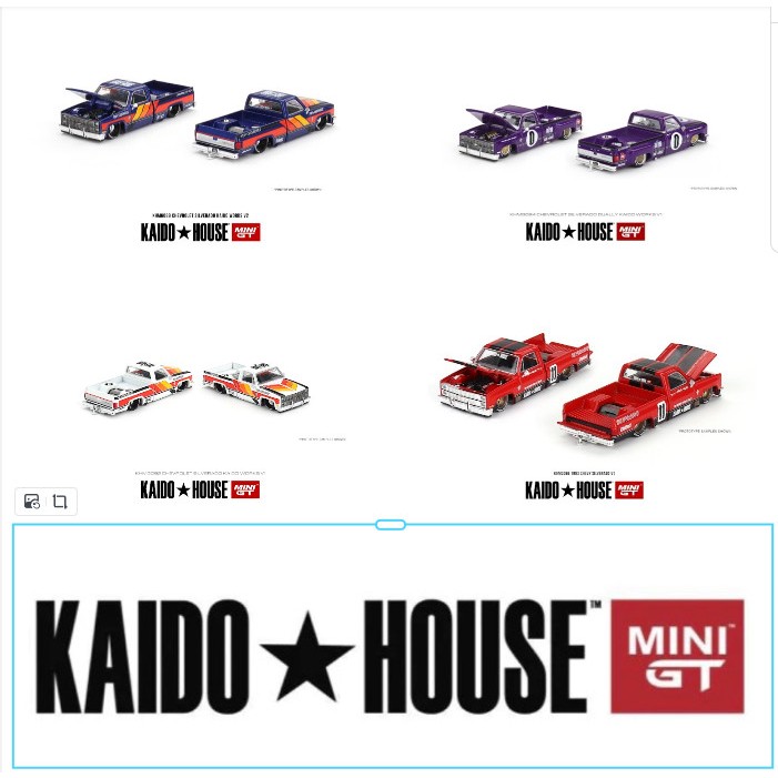 Kaido House Chevrolet Silverado KAIDO WORKS many models - 1:64 scale ...