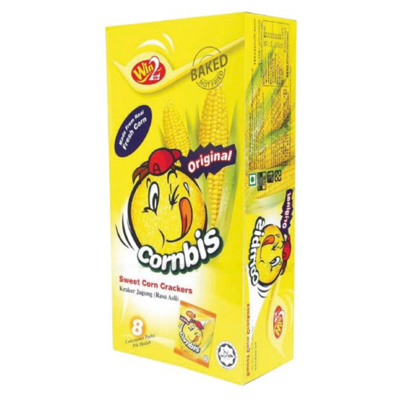 Win2 Cornbis Biscuits Corn Flavor 144G Box | Shopee Singapore