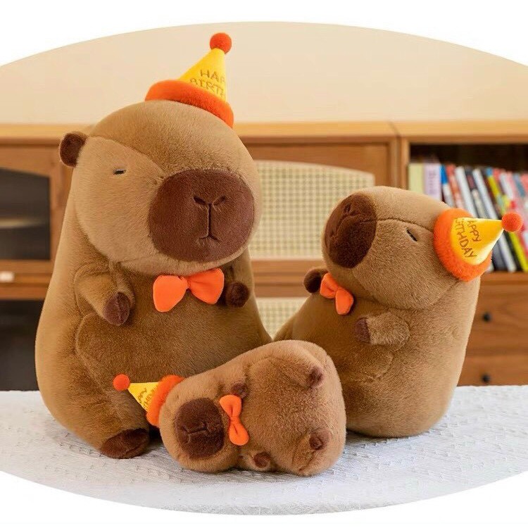 Capybara Plush Toy Teddy Bear Capybara Birthday, Lang Capybara Teddy ...