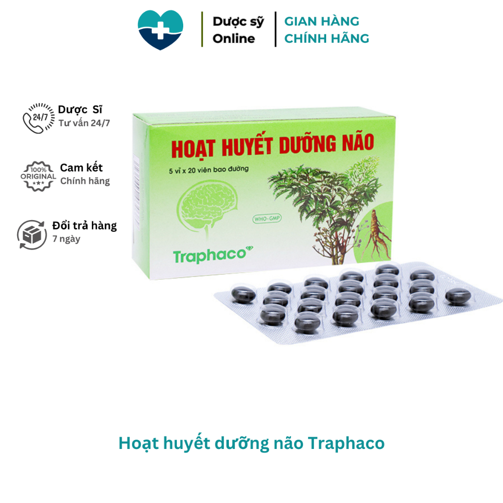 Traphaco Brain Nourishing Active Blood Helps Strengthen The Brain Box ...