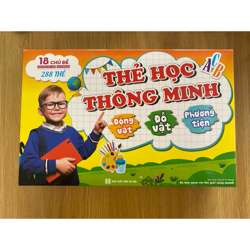 Big FLASHCARD Smart Learning Card Set (18 topics - 288 cards) | Shopee ...