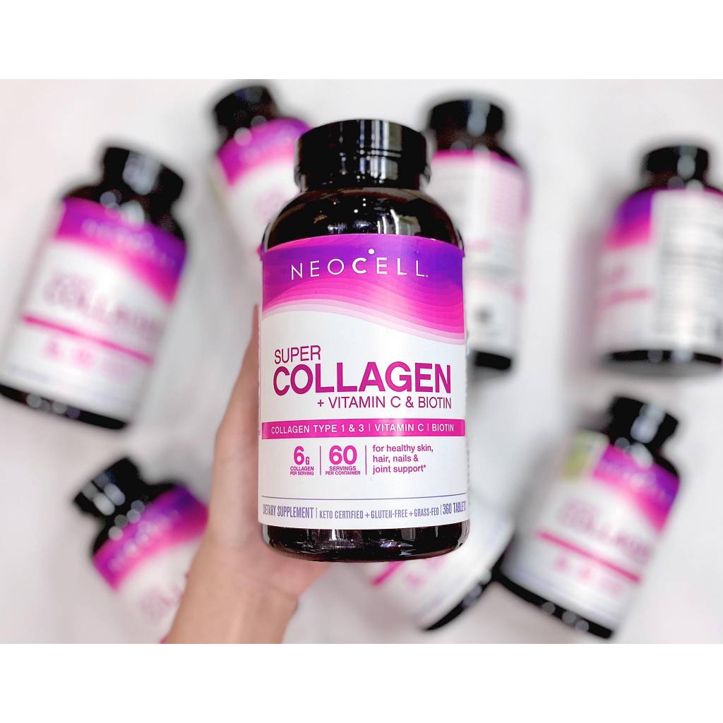 Neocell Collagen powder with vitamin c and hyaluronic acid 195g box ...
