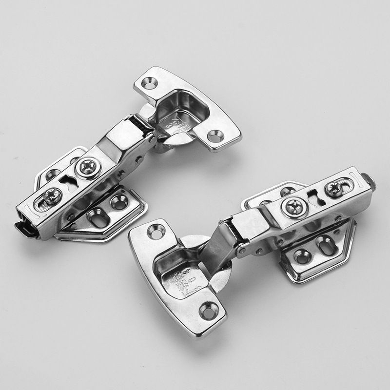 Stainless steel cabinet door damper hinges, 3 types: straight, medium ...