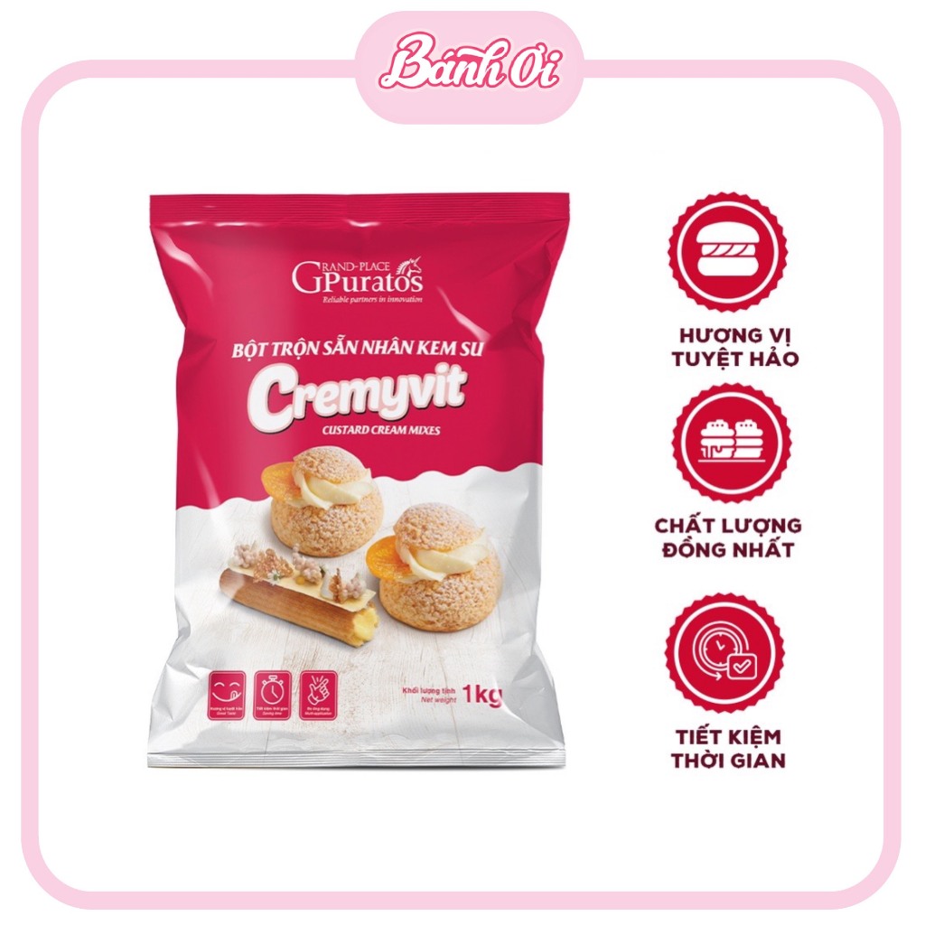 Cremyvit Puratos cream puff pre-mixed powder - Puratos custard powder ...