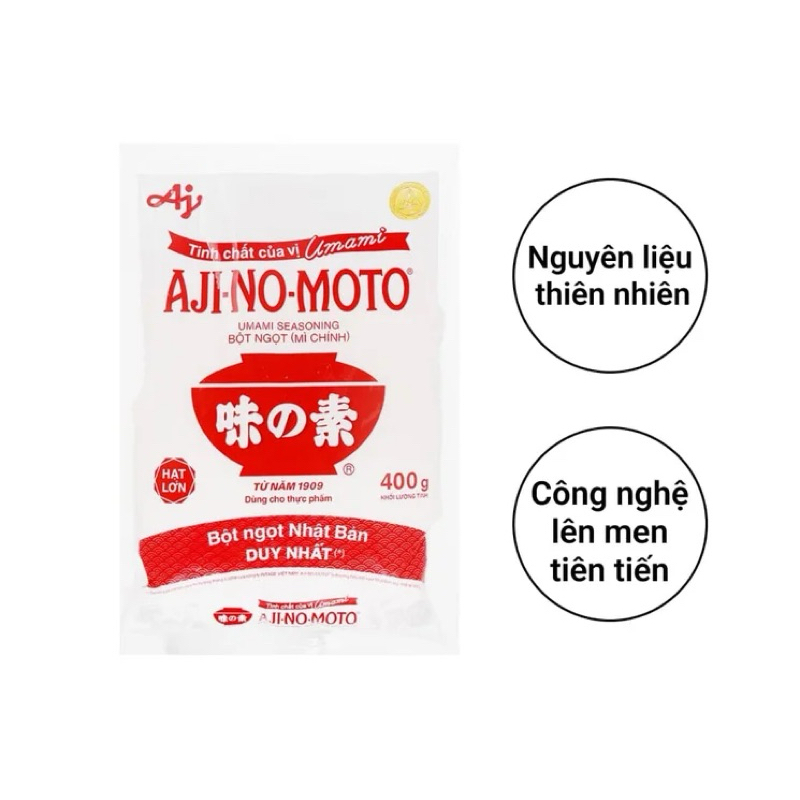 Ajinomoto MSG (MSG) large grain 400g pack | Shopee Singapore