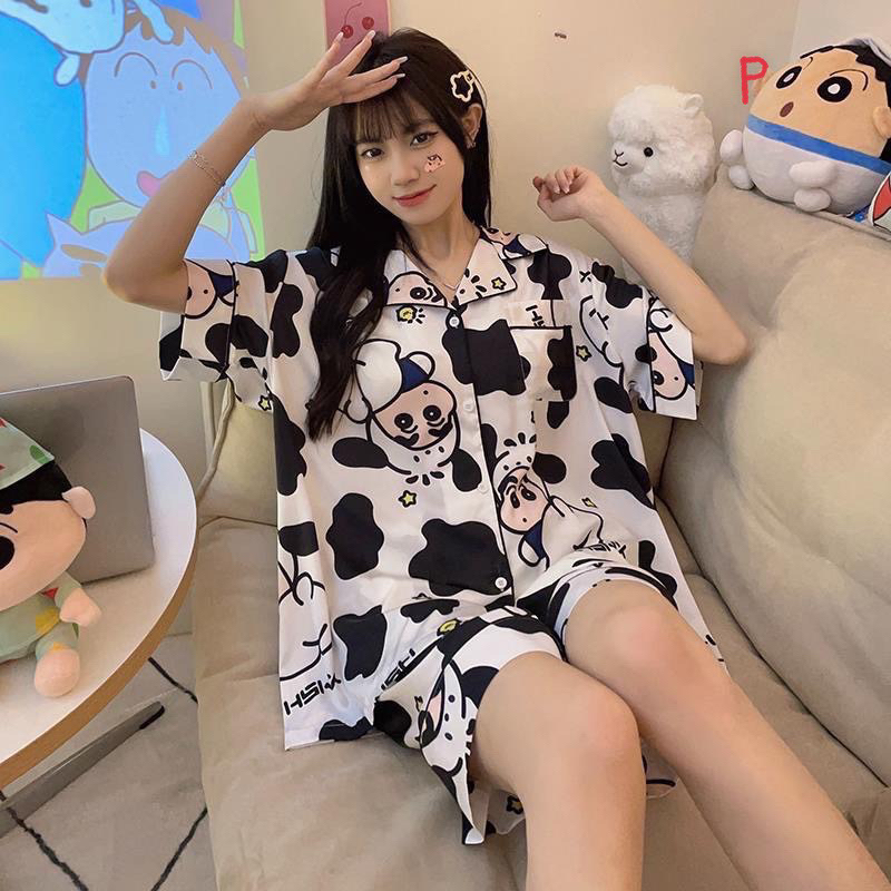 Pajama Thighs Wear A Soft, Smooth kate Cow House | Shopee Singapore