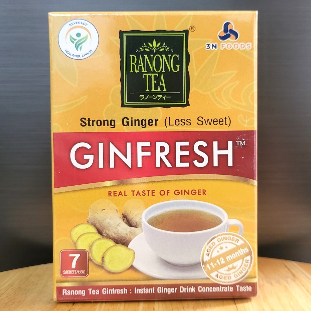 Ranong TEA - ORANGE box 105gr / 7 packs - BOLD Ginger TEA POWDER ...