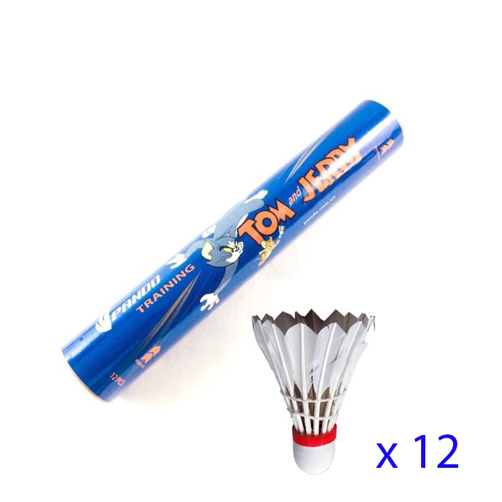Tom & Jerry badminton tube Blue cat shuttlecock - 12 shuttlecock tube ...