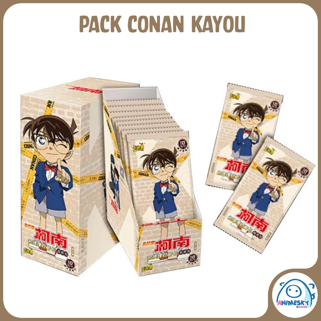 Pack 6 Kayou CONAN Detective CONAN card - Detective CONAN card | Shopee ...
