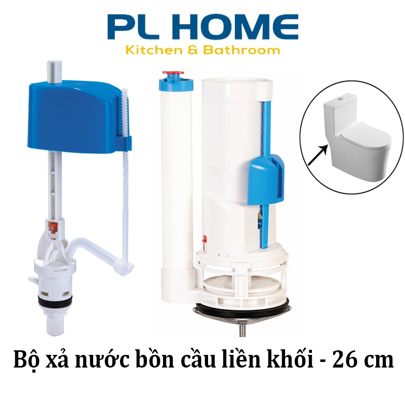One-piece toilet flushing set with 2 buttons, one-piece toilet flushing ...