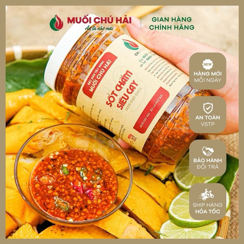 Super Spicy Dipping Salt Sauce & Medium Spicy Uncle Hai Salt (GENUINE ...