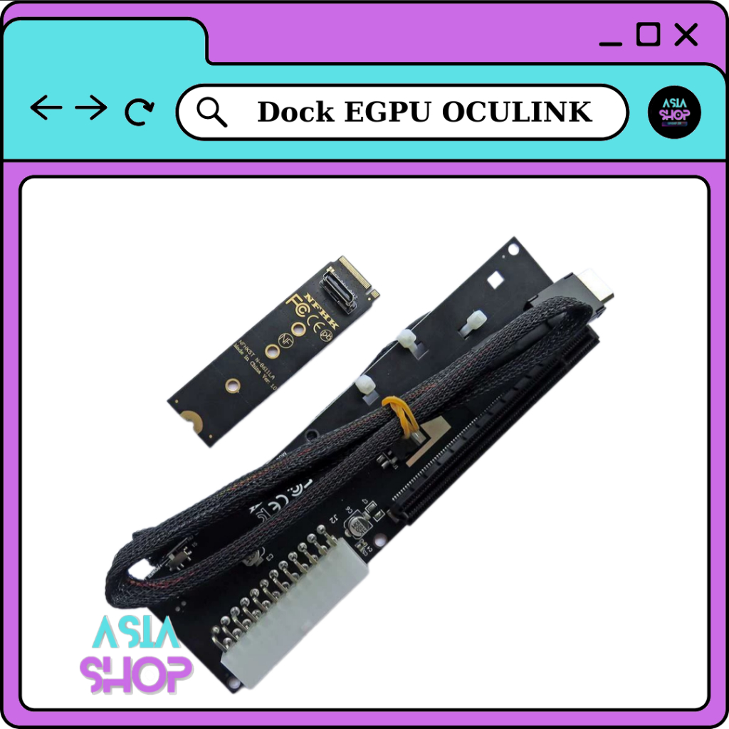 Oculink Egpu Dock Detachable Graphics Card Expansion Slot For Laptops