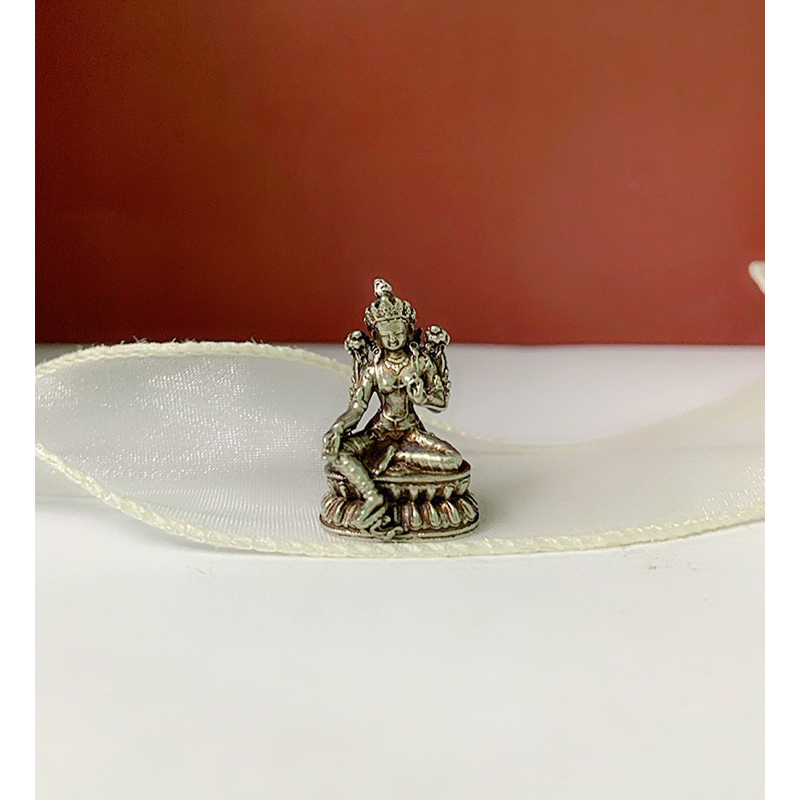 Mini blue German tara white bronze statue (3cm) | Shopee Singapore