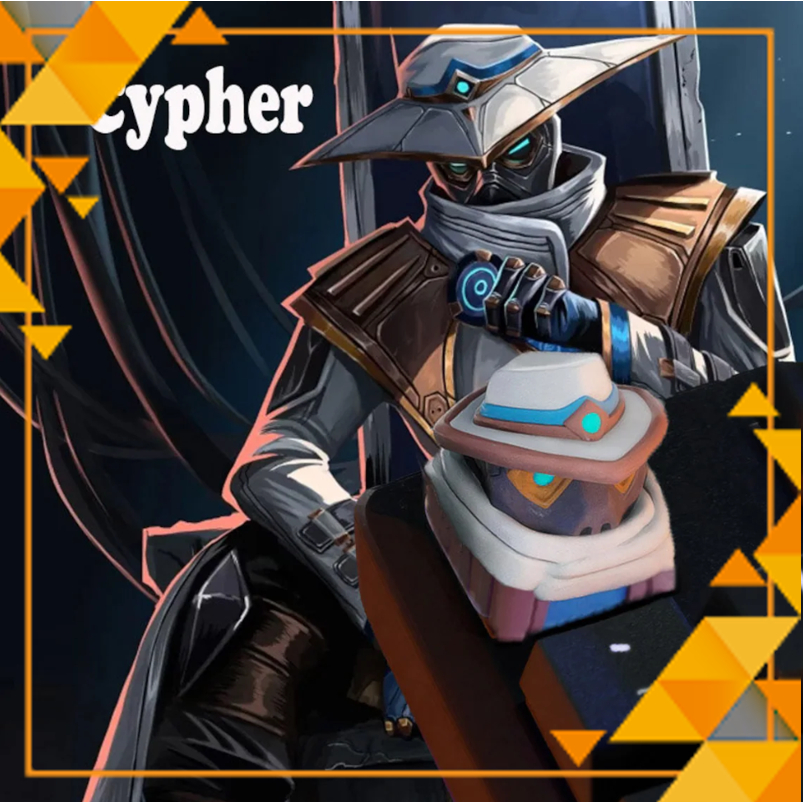 Keycap Gaming Valorant Cypher (3D Printing) | Shopee Singapore