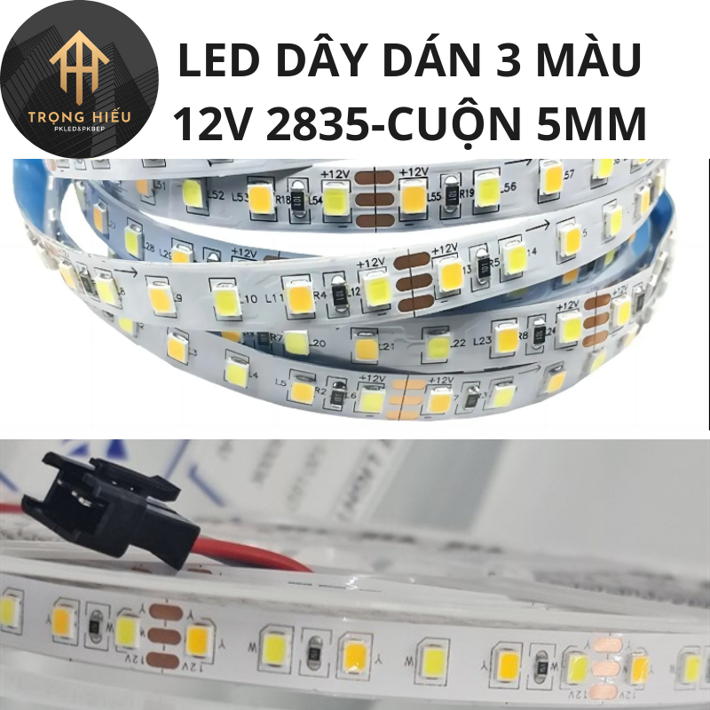 Led Coil 5M 3 Color,12V-2835-120LED-8MM, (With conector Head, Quick ...