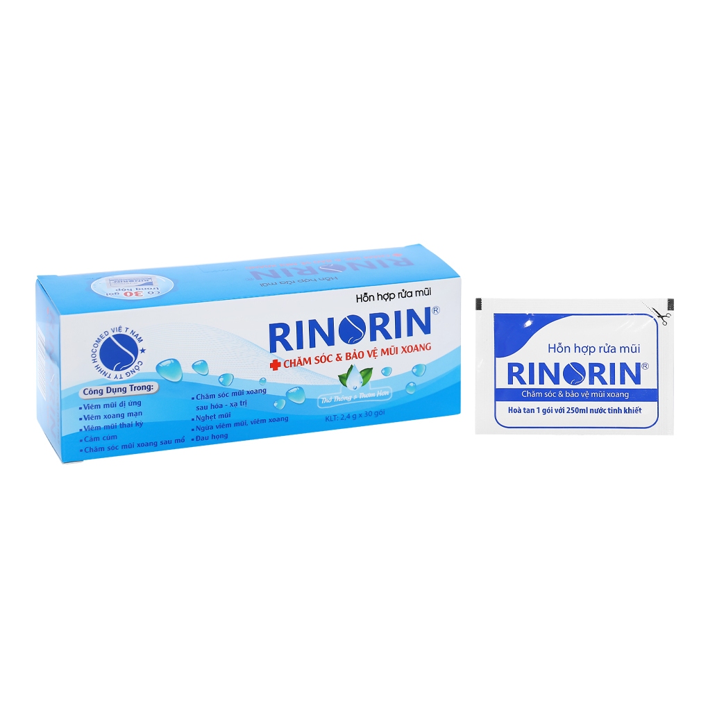 Rinorin Nasal Wash Salt Mixture (Box Of 30 Packs) | Shopee Singapore