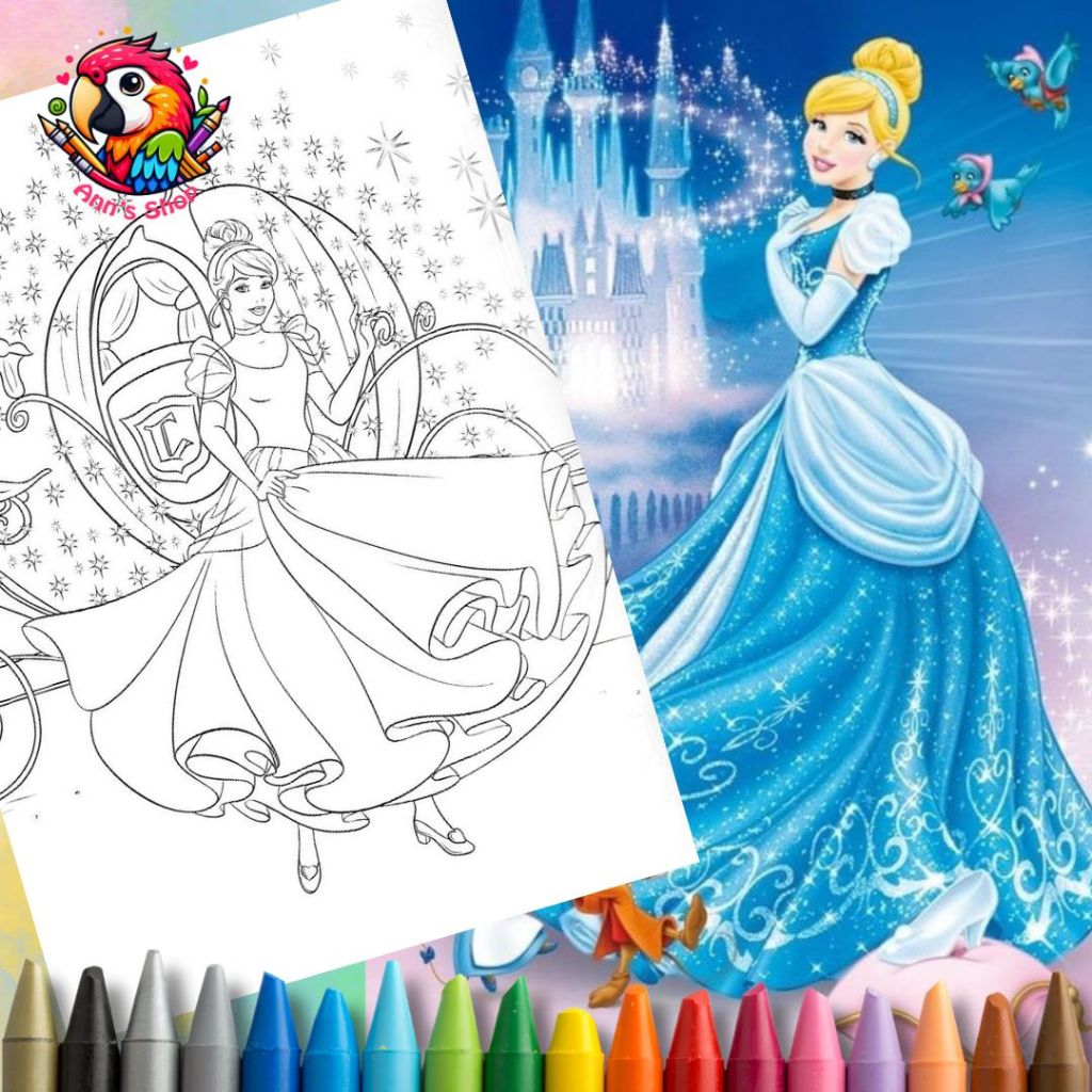 Complete set of 100 coloring pages "Looker Girl" a4 size - Ann paper ...