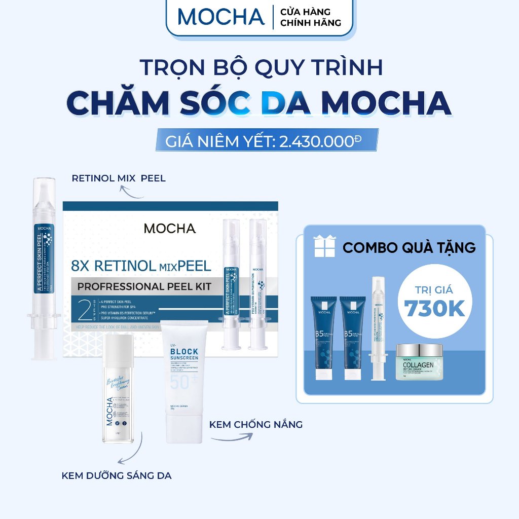 Vip Complete Set of Mocha Genuine Skin Care Products Includes Premium ...