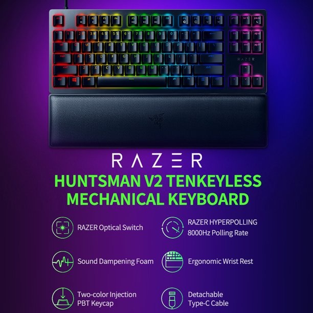 Used Razer Huntsman V2 Tenkeyless/mini Keyboard (Genuine Product ...