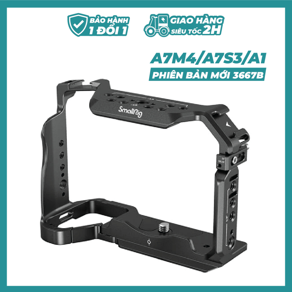 Smallrig Camera Cage for Sony A7IV / A7SIII / Alpha 1 3667B (New ...