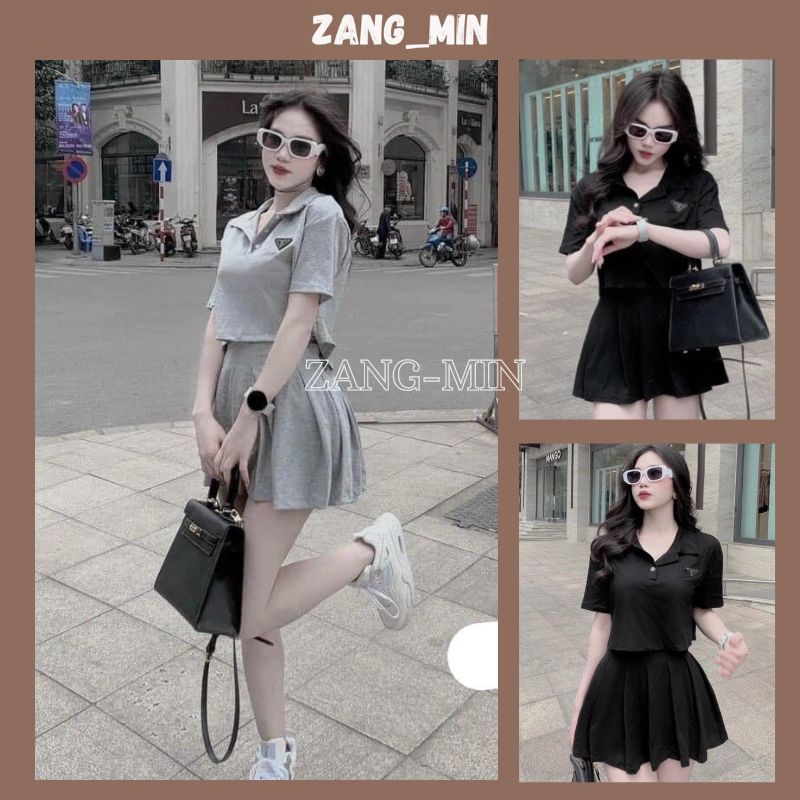 Lightning Outing Set, Chest logo T-Shirt, Neck, short sleeve mix High ...