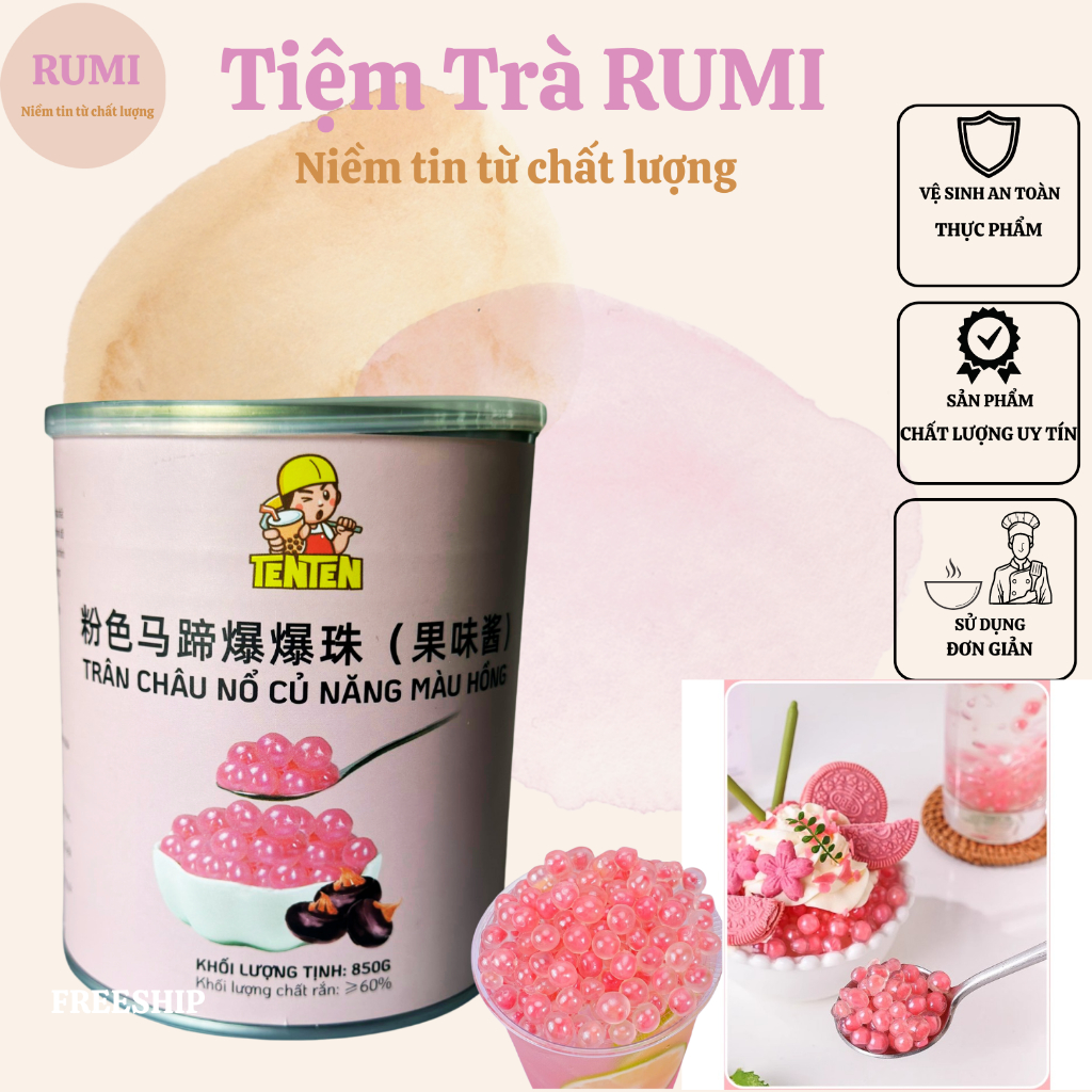 Exploding Seeds, Pink Tapioca Exploding Jelly (850g Can) | Shopee Singapore