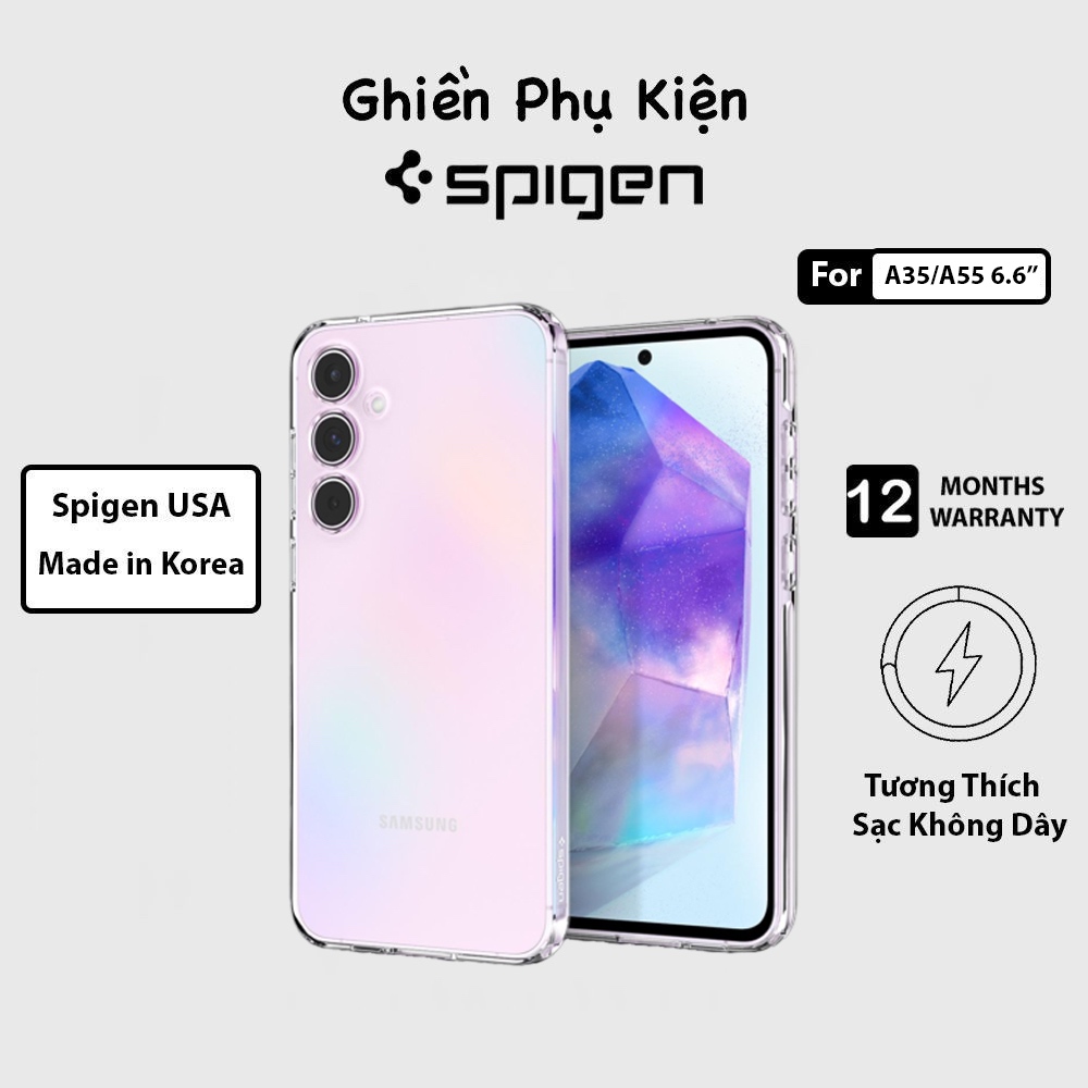 Spigen Crystal Flex Case For SamSung Galaxy A35/A55 6.6inch 2024 - Genuine Product | Shopee ...